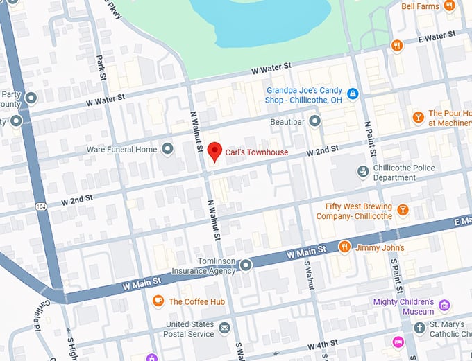 16. carl's townhouse map