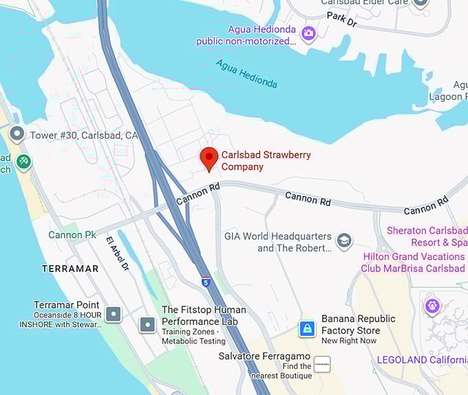 16. carlsbad strawberry company map