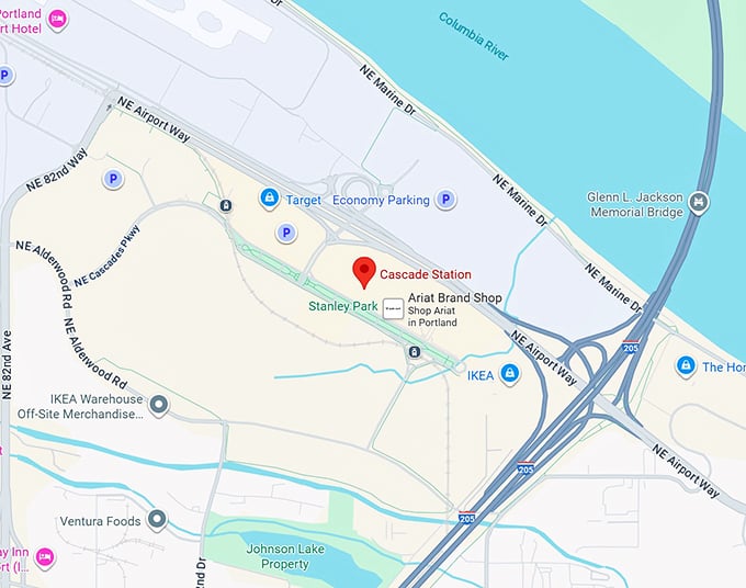 cascade station map