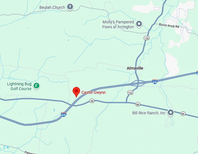 castle gwynn map