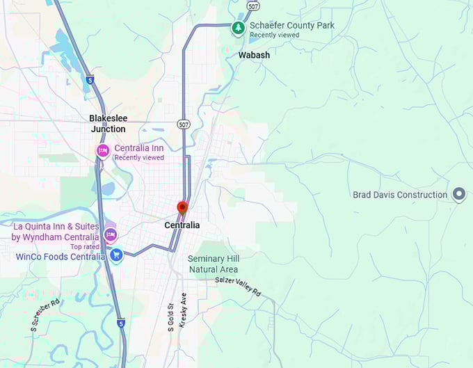 16. centralia map