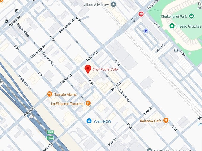 16. chef paul's cafe map