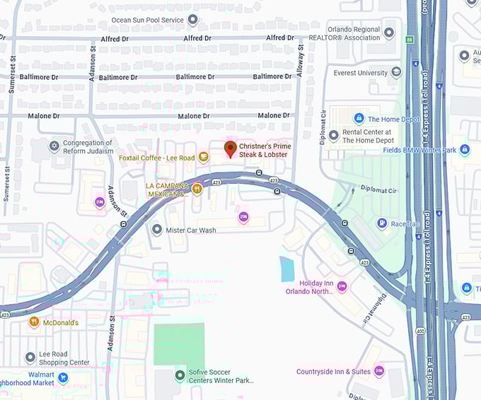 16. christner's prime steak & lobster map