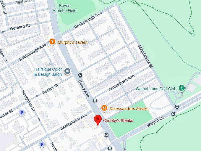 16. chubby’s steaks map