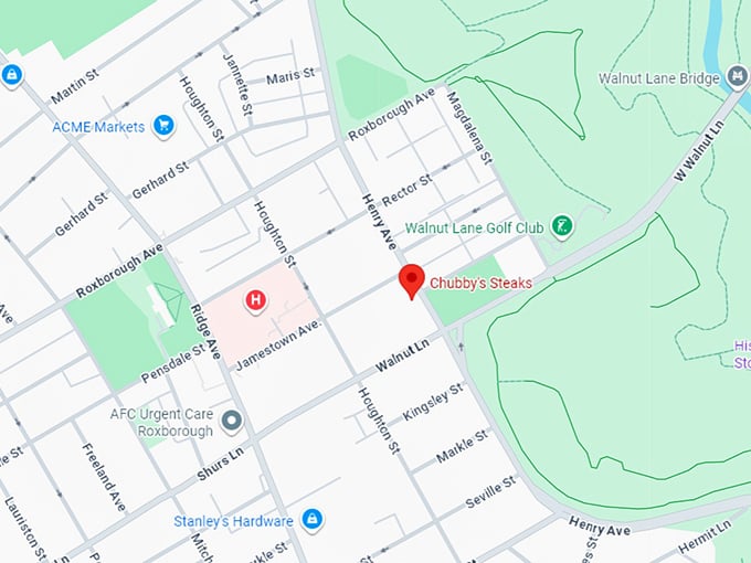 16. chubby's steaks map
