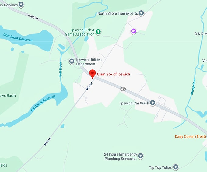 16. clam box of ipswich map