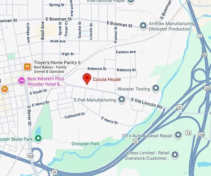 16. coccia house map