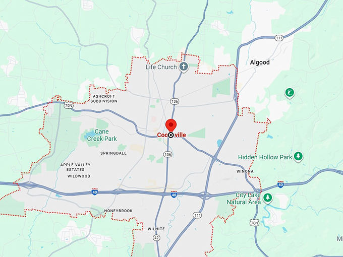 cookeville, tn map