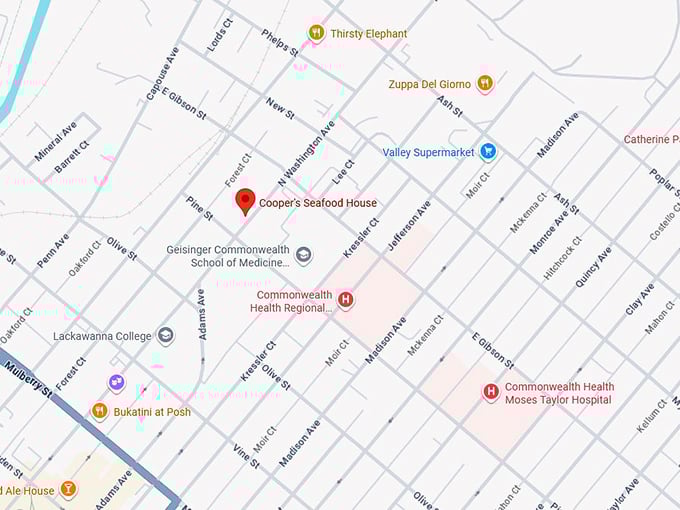 16. cooper's seafood house map
