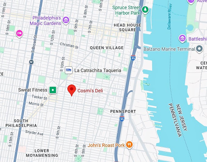 16. cosmi’s deli map
