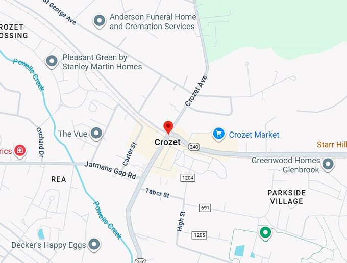 16. crozet map