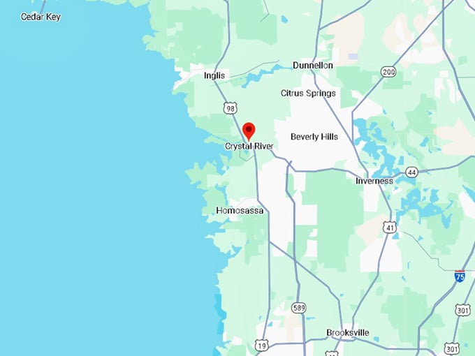 crystal river map