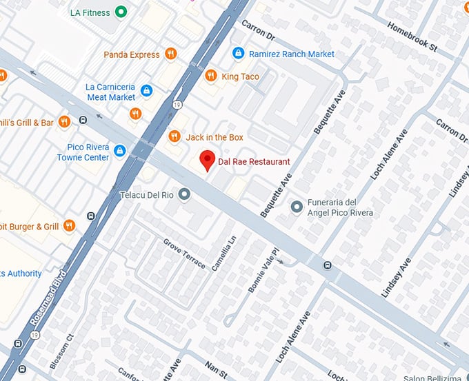 16. dal rae restaurant map