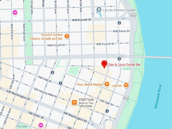 16. dan & louis oyster bar map