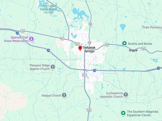 16. defuniak springs map