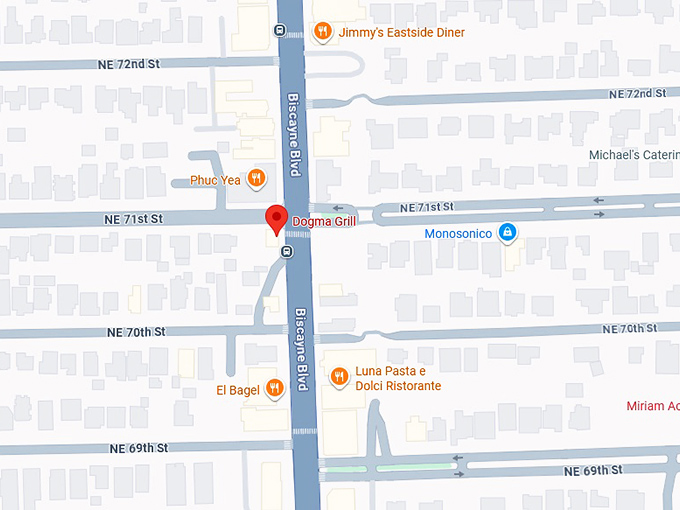 dogma grill map