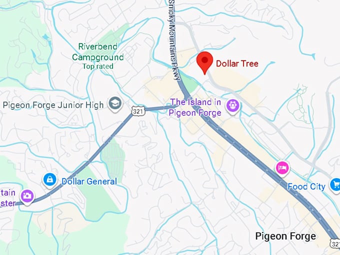 16. dollar tree (141 e wears valley rd) map