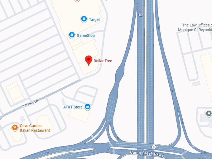 16. dollar tree map