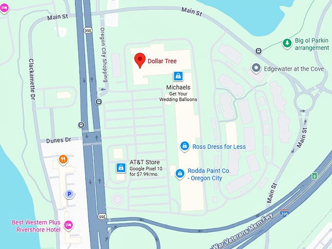16. dollar tree map