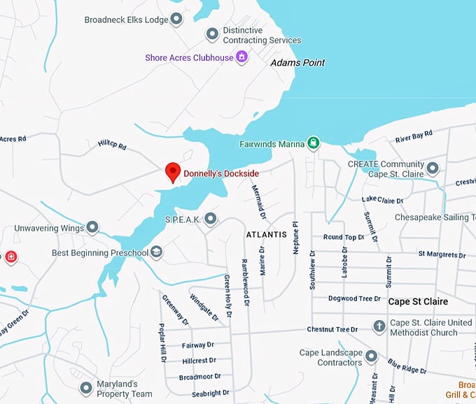 16. donnelly's dockside map