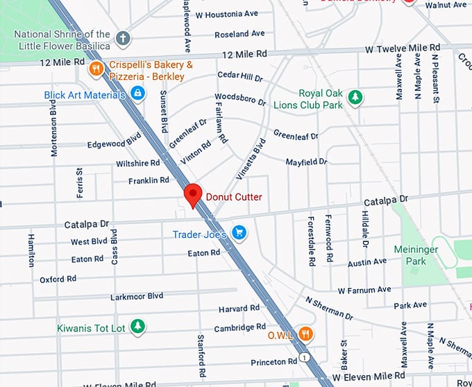 16. donut cutter map