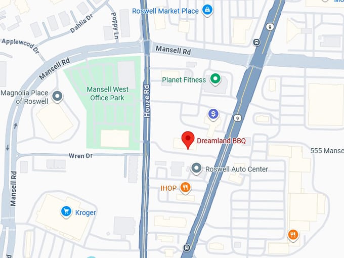 dreamland bbq map