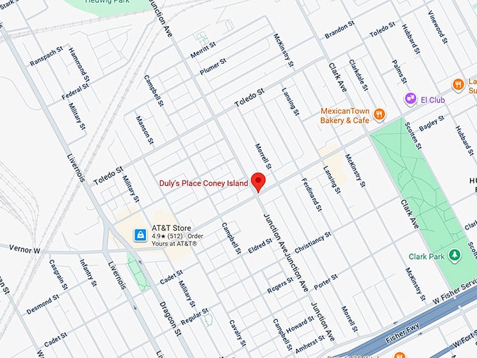 16. duly’s place coney island map
