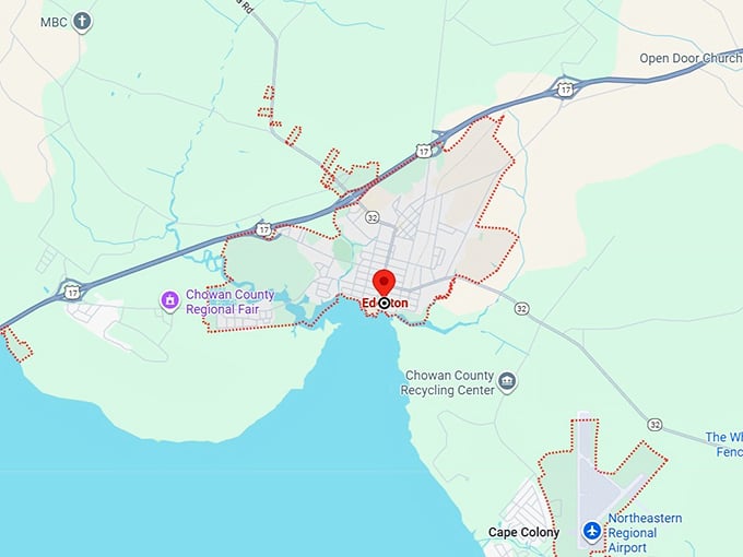 16. edenton, nc map