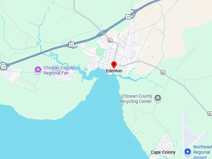16. edenton map