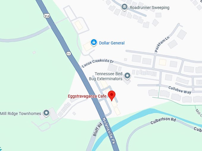 16. eggstravaganza cafe map