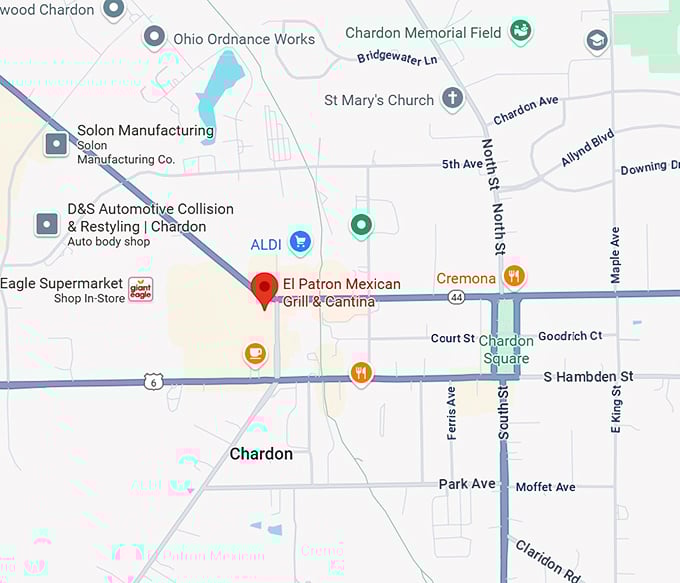 16. el patron mexican grill & cantina map