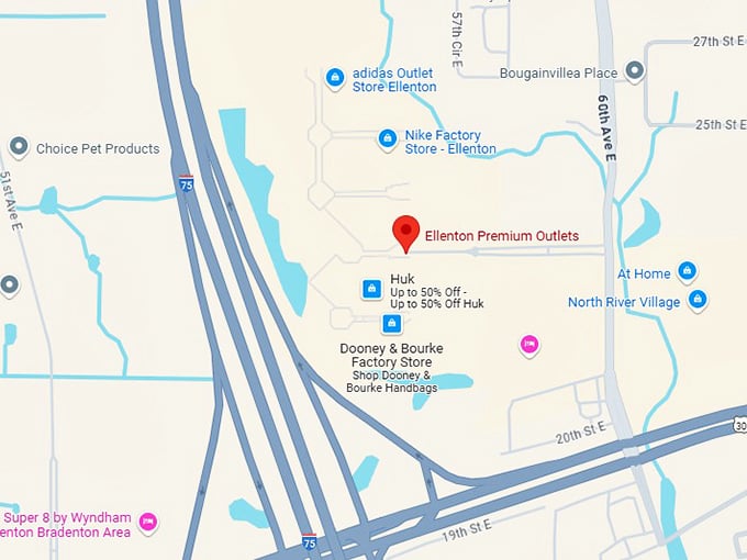 16. ellenton premium outlets map