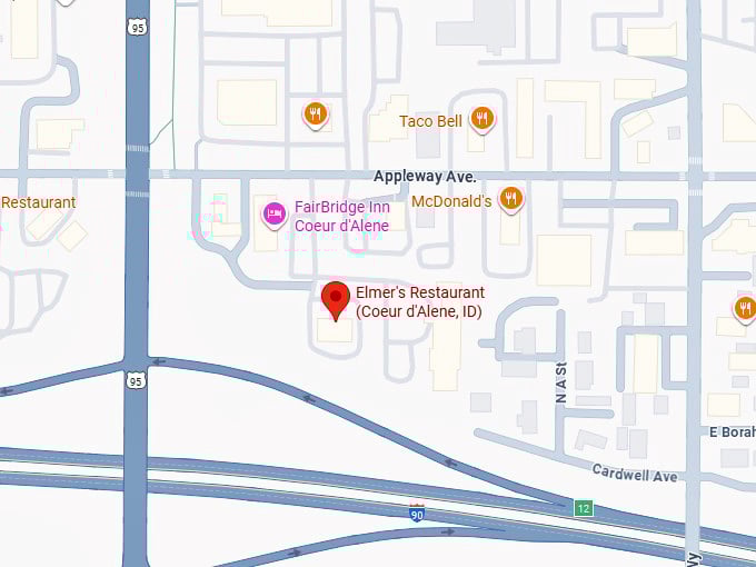 16. elmer’s restaurant map
