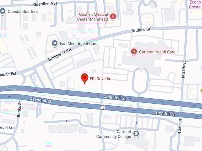16. el's drive in map