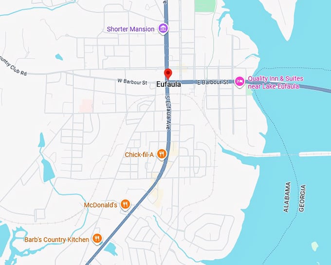 16. eufaula map