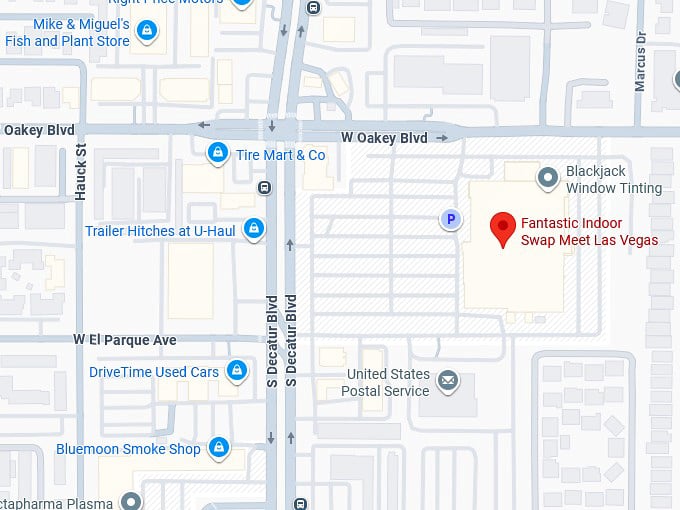 16. fantastic indoor swap meet las vegas map