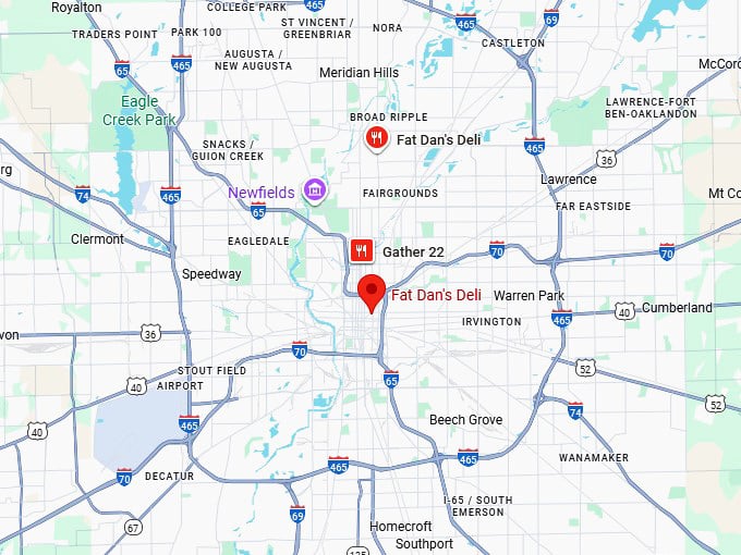 16. fat dan's deli map