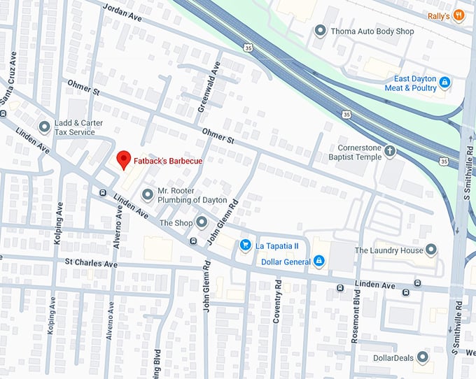 16. fatback's barbecue map