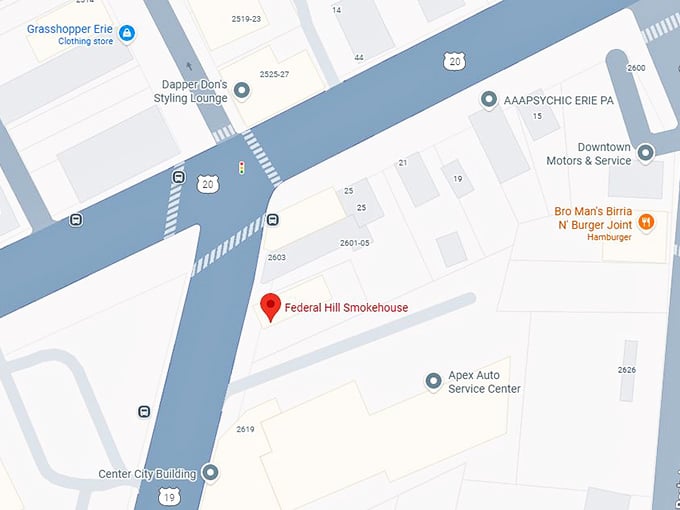 16. federal hill smokehouse map