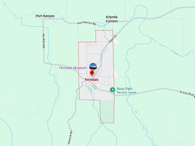 16. ferndale map