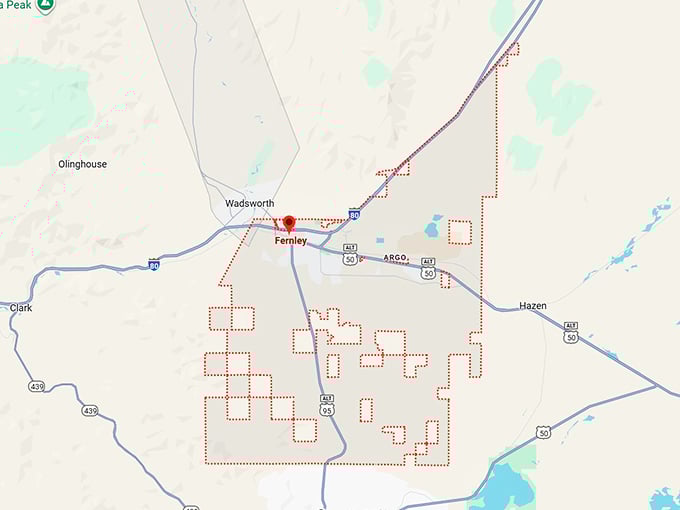16. fernley, nv map