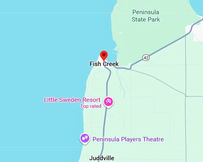 16. fish creek map