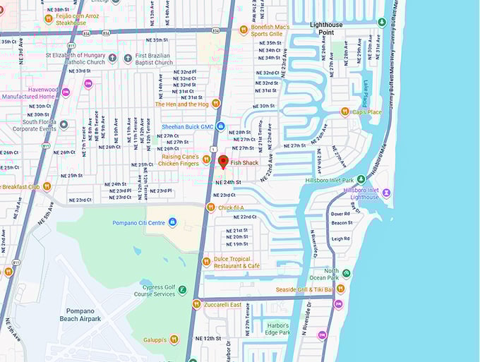 16. fish shack map