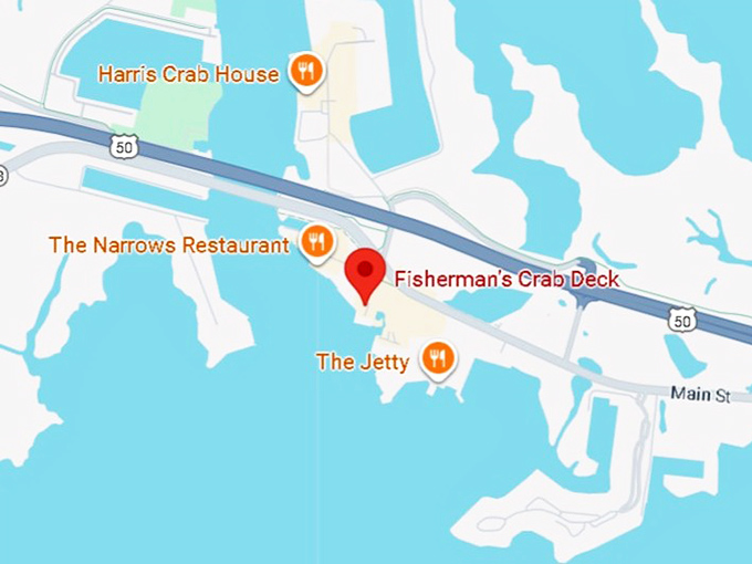 16. fisherman’s crab deck map