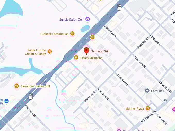 16. flamingo grill map