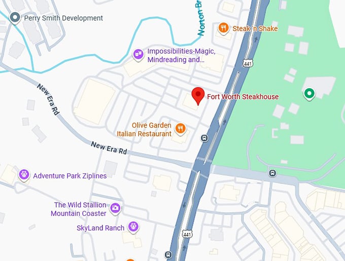 16. fort worth steakhouse map