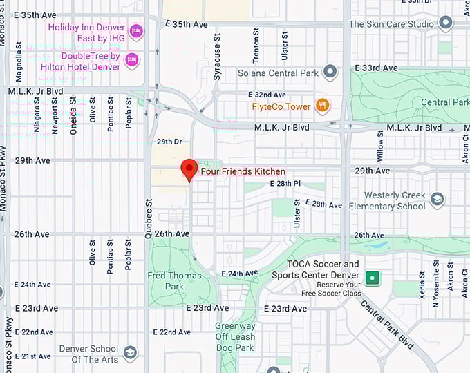 16. four friends kitchen map