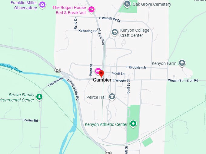 16. gambier map