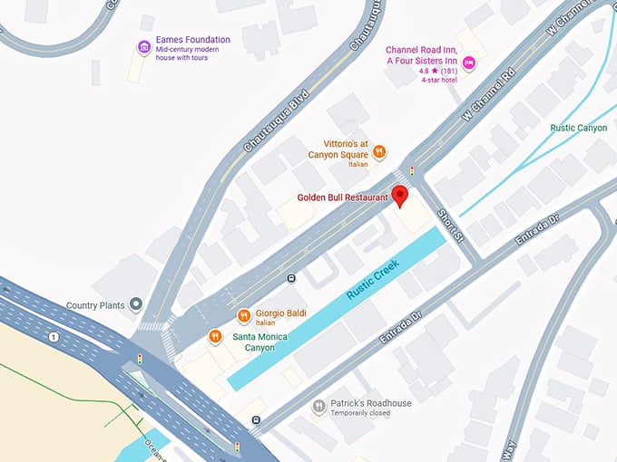 16. golden bull restaurant map