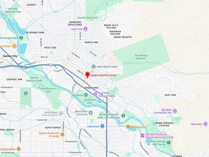 16. goldy’s breakfast bistro map